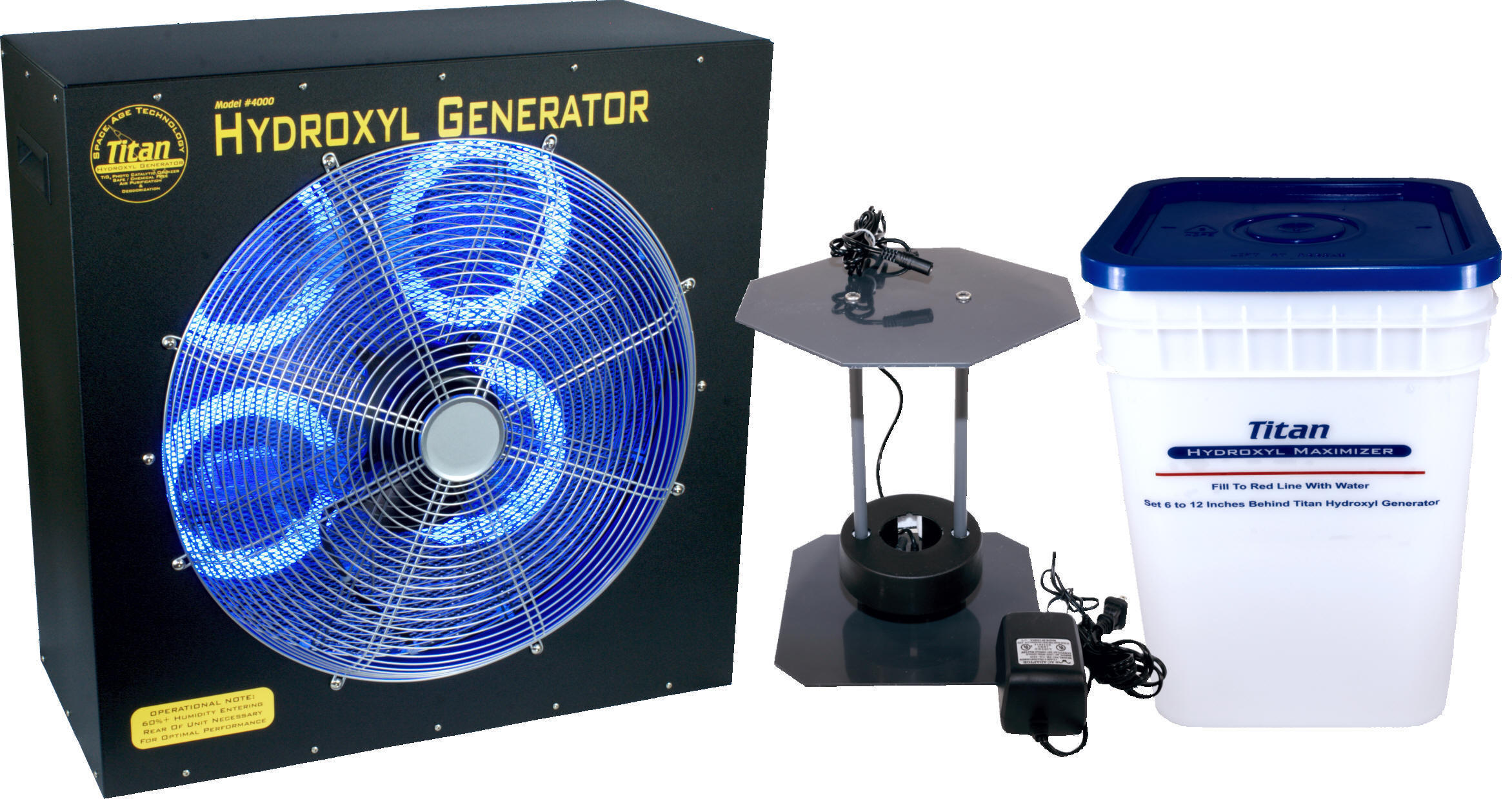 Titan 4000 Hydroxyl / Ionized Hydro-Peroxide Generator